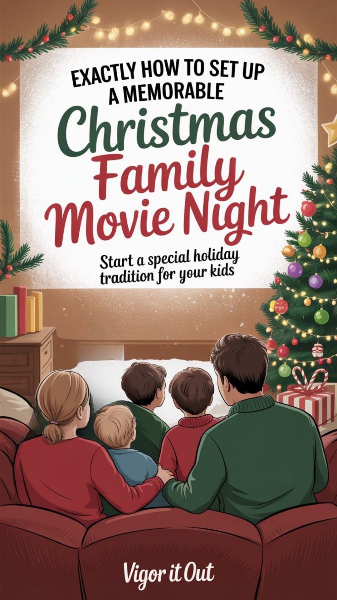 Christmas Movie Night Ideas for Kids and Families - Vigor it Out