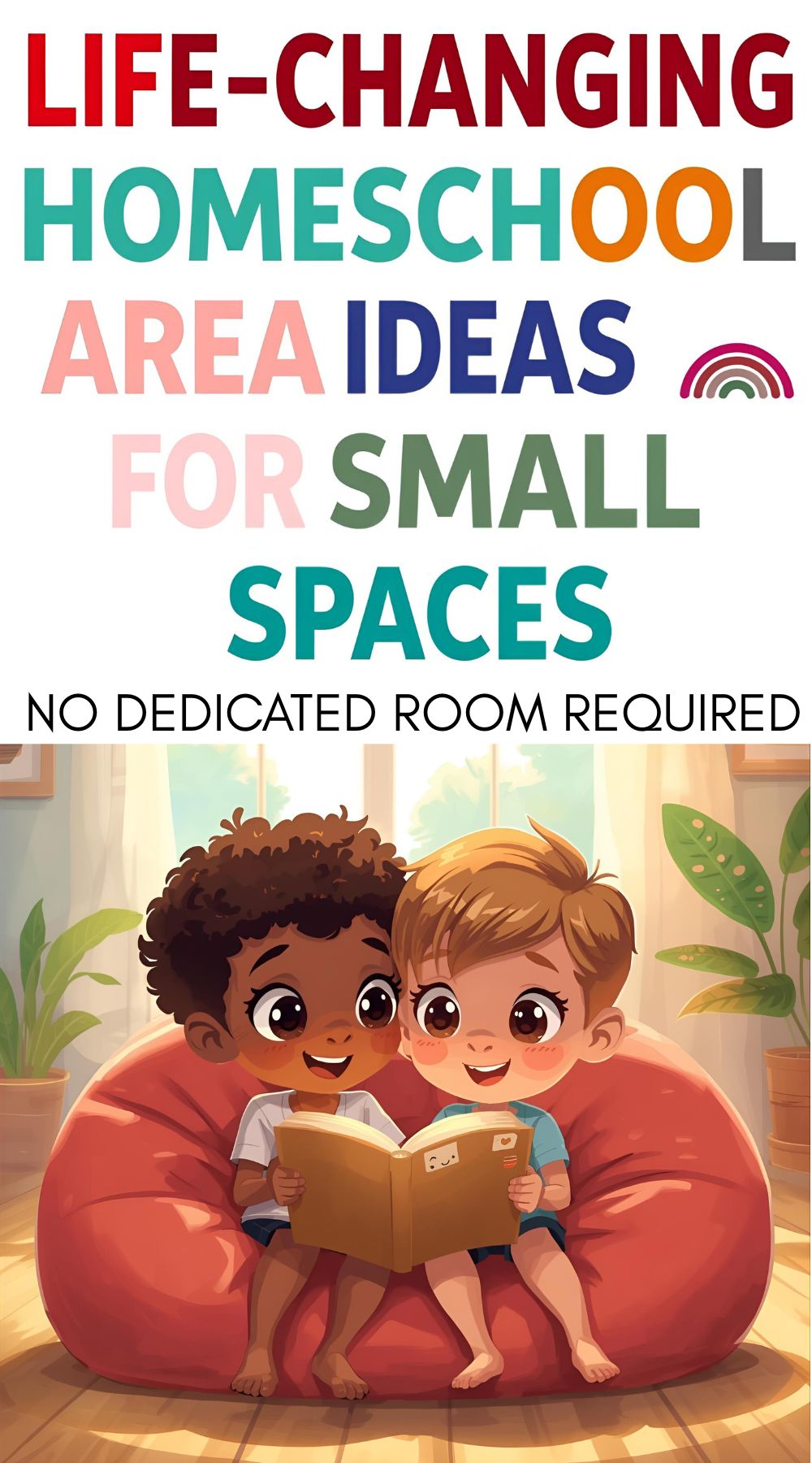 How to Set Up a Homeschool Area for Small Spaces - Vigor it Out